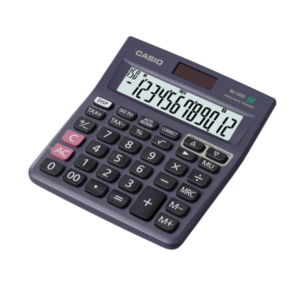 CASIO 12 Digit Calculator MJ-120D – Best One